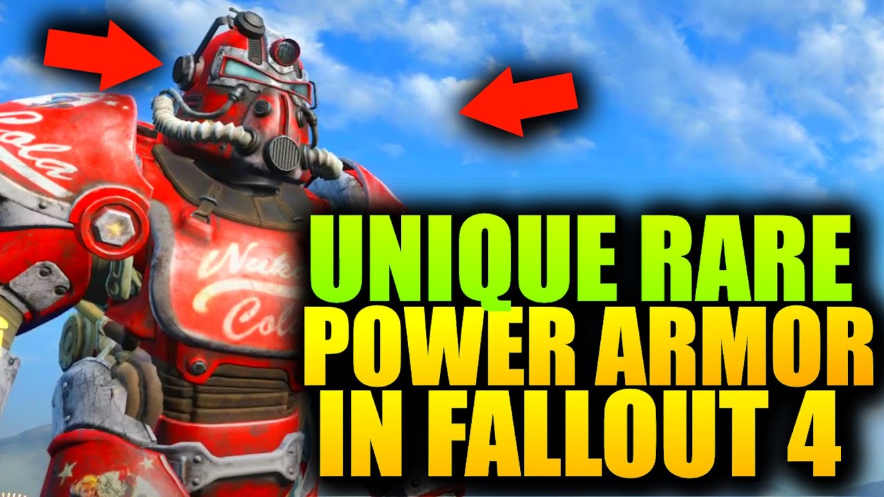 10 UNIQUE POWER ARMOR SETS IN FALLOUT 4 YOU MUST GET - YouTube