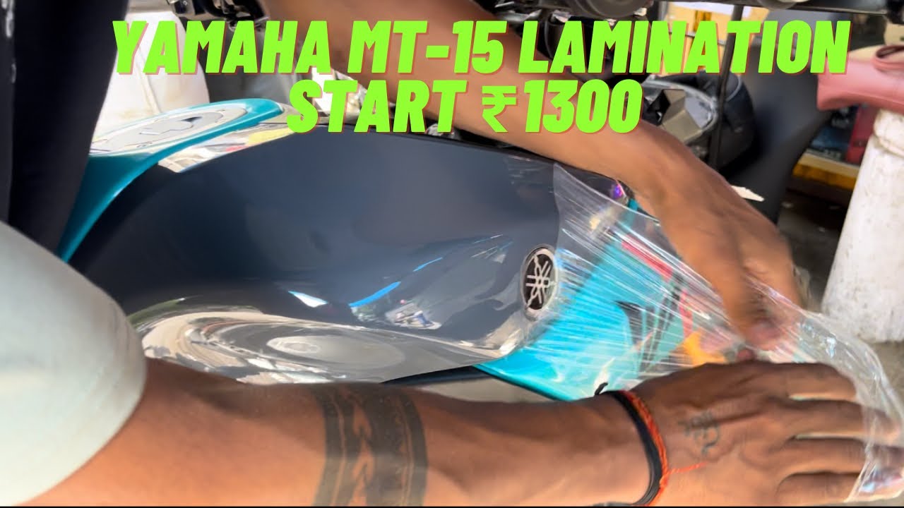 Yamaha Mt 15 Lamination Ppf Yamaha Mt 15 Modification Youtube
