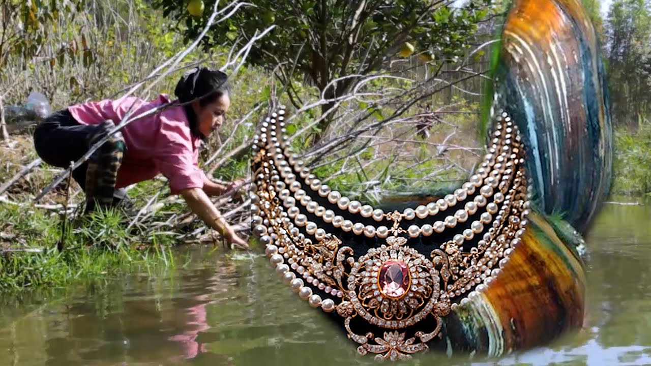 The clam shells of the underground river have matured satisfactorily ...