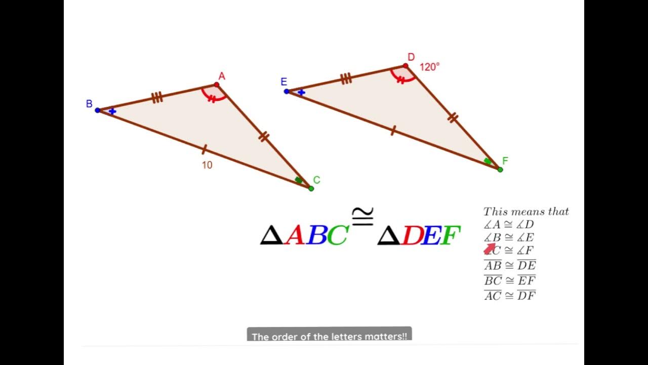 Geometry Chapter 4 Test REVIEW - YouTube