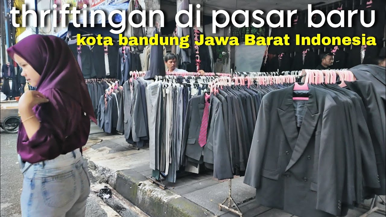EXPLORE PASAR BARU KOTA BANDUNG JAWA BARAT INDONESIA | walk tour in ...
