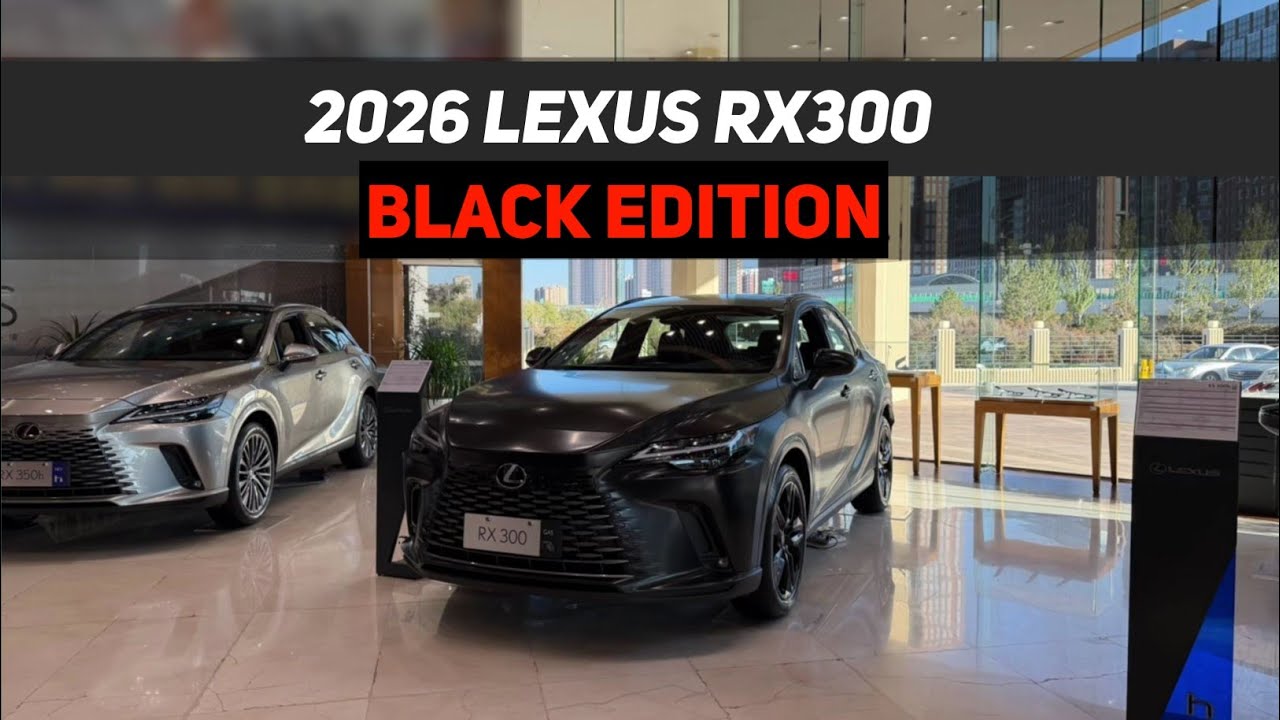 2026 Lexus RX300 AWD Black Edition ASMR Review - YouTube