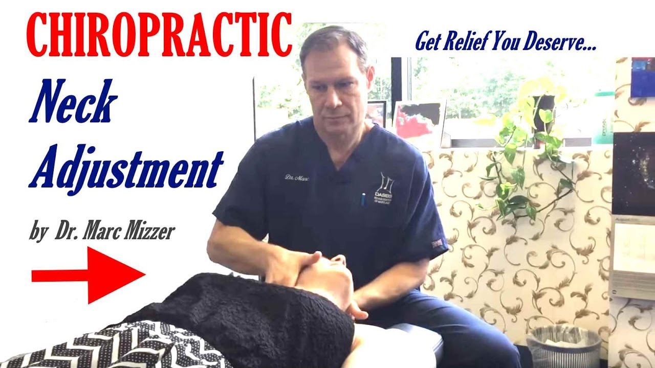 Chiropractic neck adjustment by Dr. Marc Mizzer - Chiropractor in ...