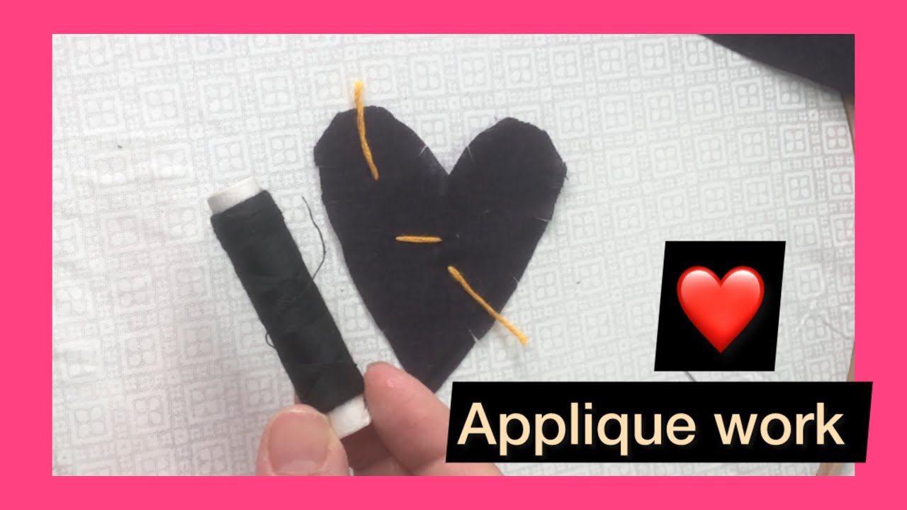 How To Appliqué for beginners/applique tutorial/Needle work for ...