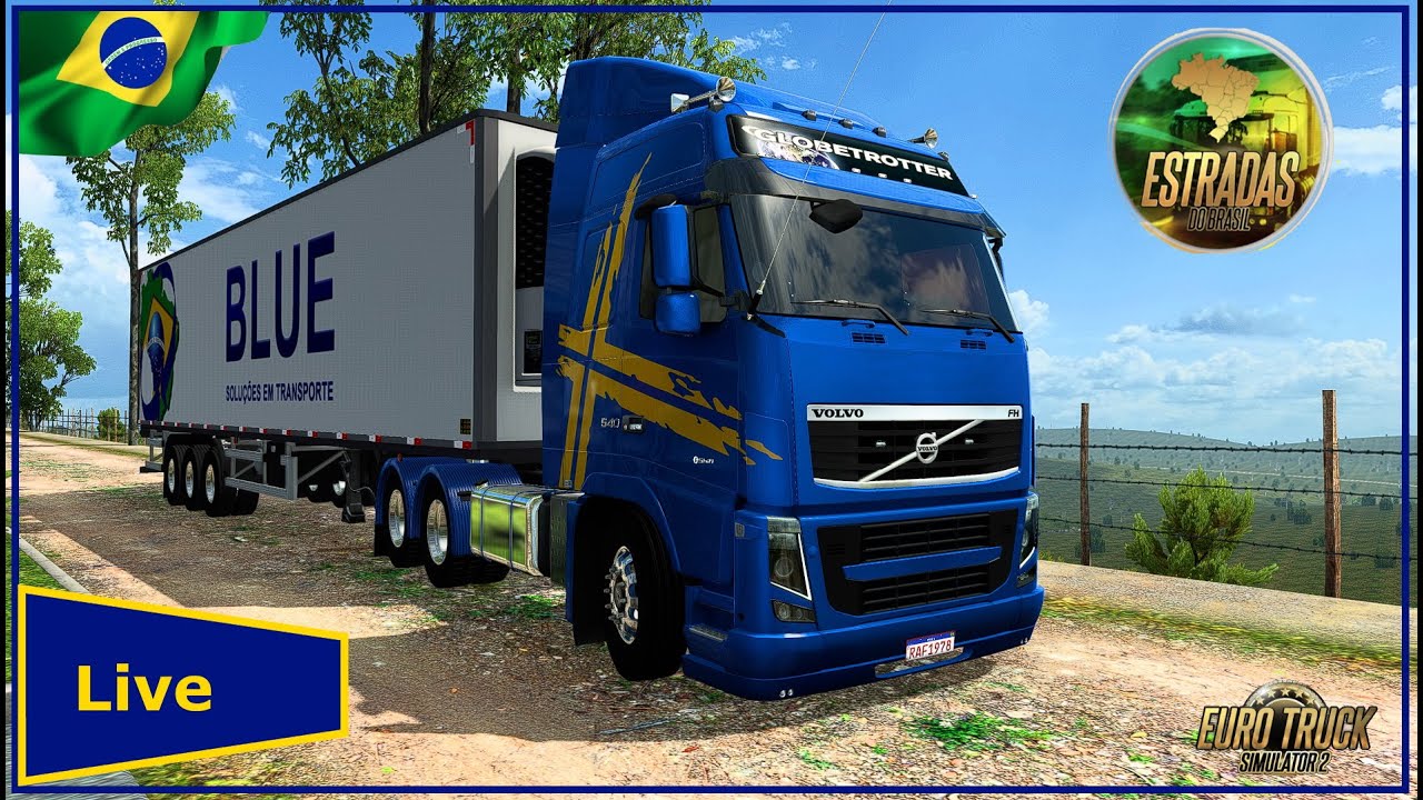 MAPA EBR ESTRADAS DO BRASIL 1.46 I Pack Volvo Tonho Nunes I Comboio com ...