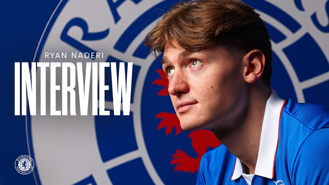 Ryan Naderi's First RangersTV Interview 🎙️ - YouTube
