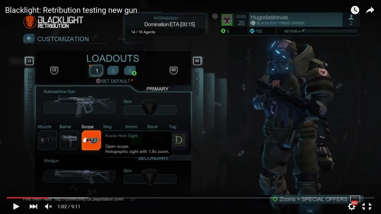 Blacklight: Retribution testing new gun - YouTube