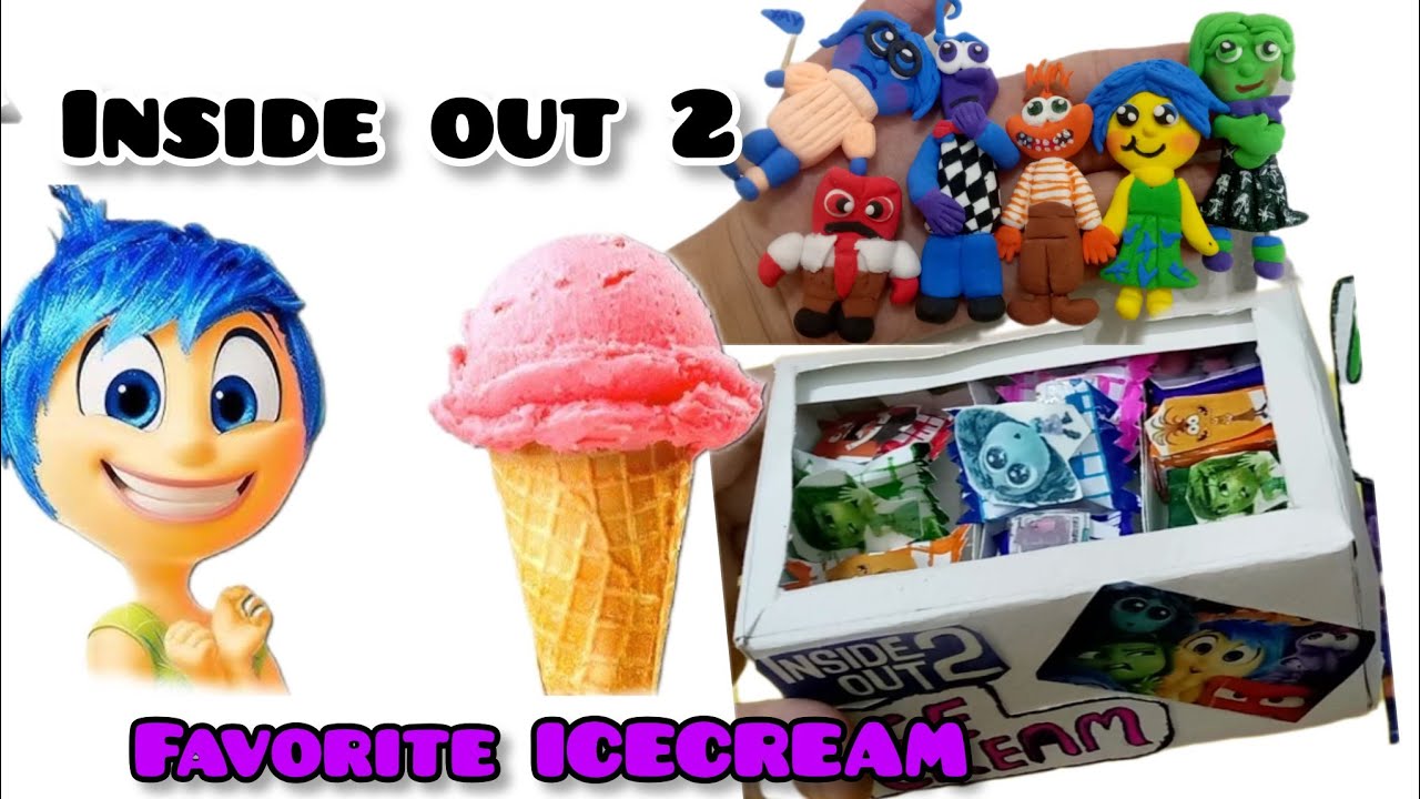 DIY INSIDE OUT 2 ICE CREAM PARLOUR #fyp #insideout2 #diy #asmr - YouTube