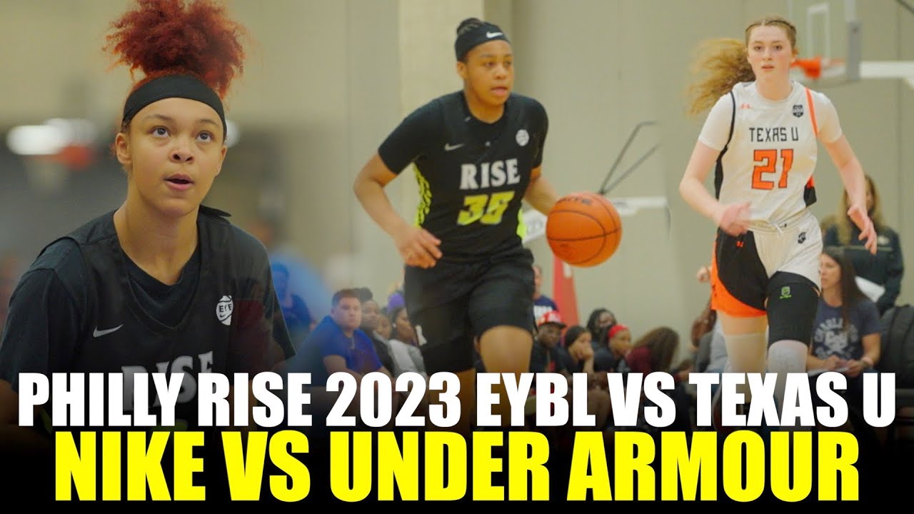 2023 Philly Rise EYBL vs Texas U UAA Hannah Hidalgo Zoe Brooks Caitlynn ...