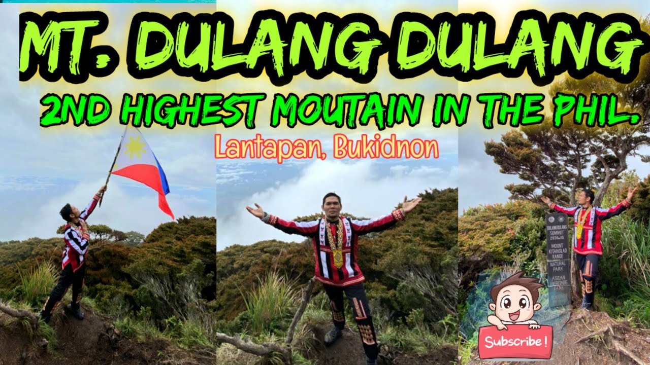 Mt. DULANG DULANG the 2nd Highest Mountain in the Philippines. - YouTube