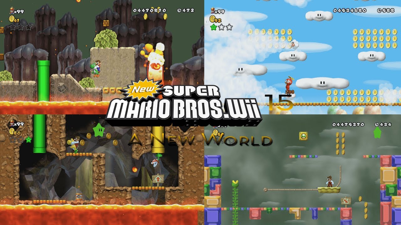 NSMBW A New World 15 100% Walkthrough #33 - YouTube