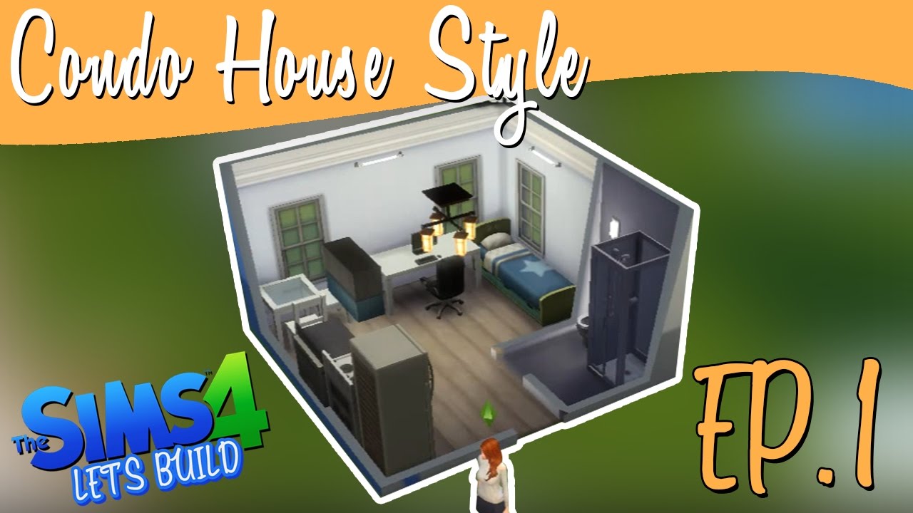 The Sims 4 Let's Build!! - Condo House Style - YouTube