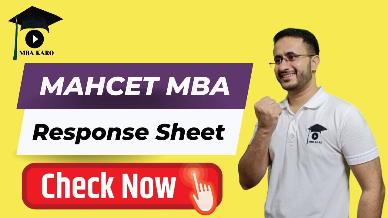 MAHCET MBA Response sheet out soon | Objection form and Result Dates ...