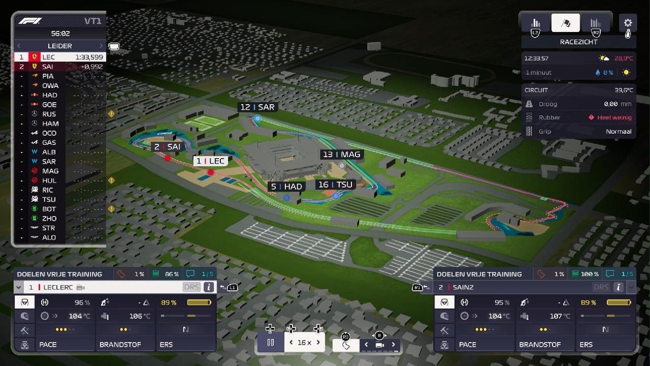 F1 Manager 2024 fp + qualification + spr race miami ( dutch ) - YouTube