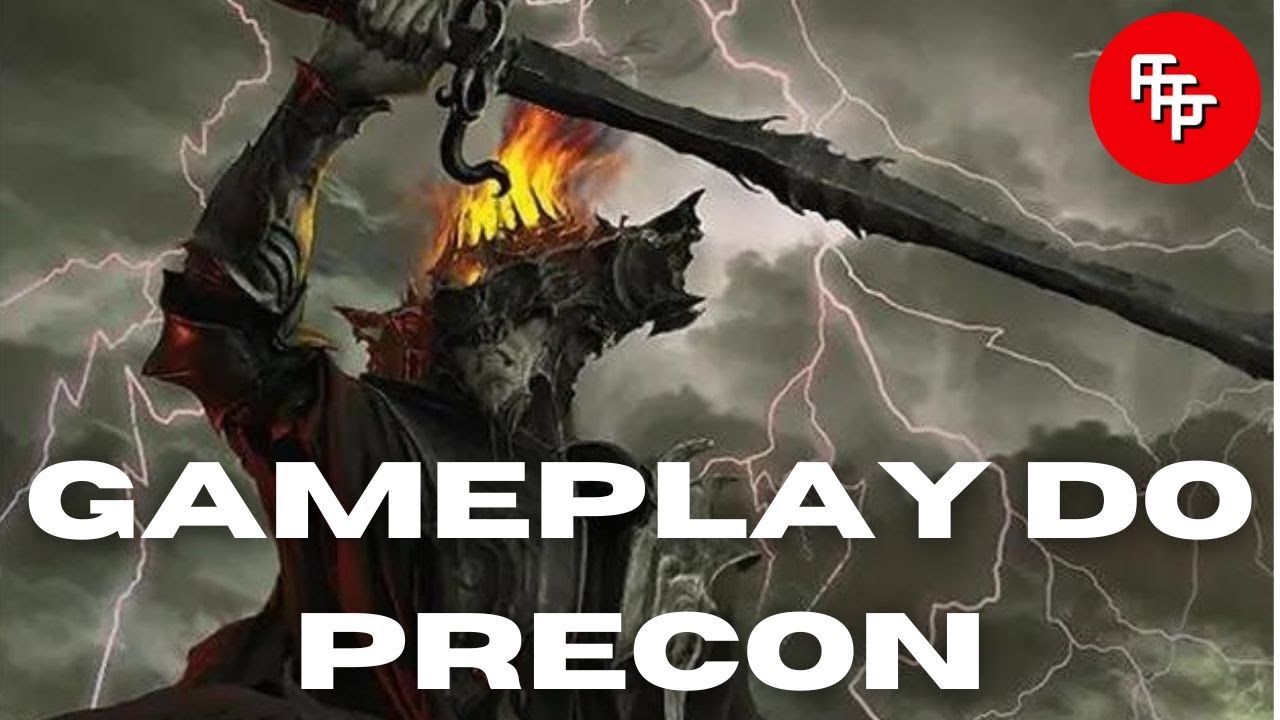 Gameplay de Commander - Testando o deck The Hosts of Mordor - Sauron ...
