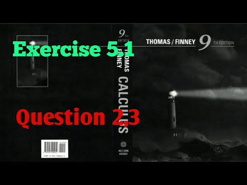 Thomas Finney calculus 9th edition||Ex5.1 Q2.Q3||find the area of shaded region||SK Mathematics ...