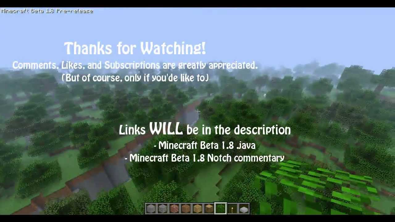 Minecraft Beta 1.8 LEAKED: "First Impressions" (New Survival, Creative ...