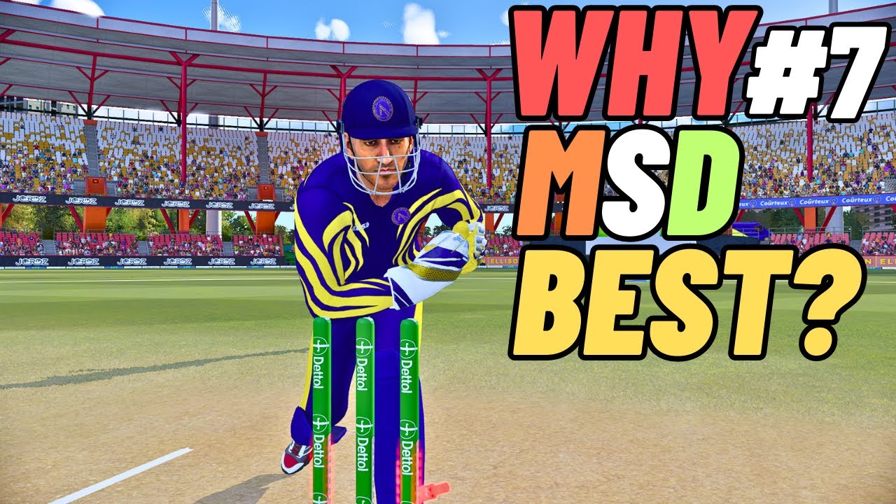 Why MSD Best Captain see this Match MSD Career Mode || Cricket 22 - YouTube