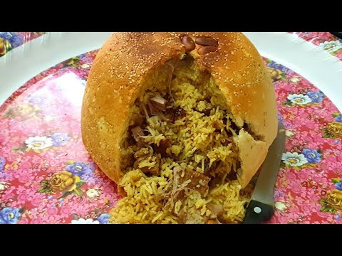 Ouzi rice recipe ll parda pulao ll Arabian rice recipe - YouTube