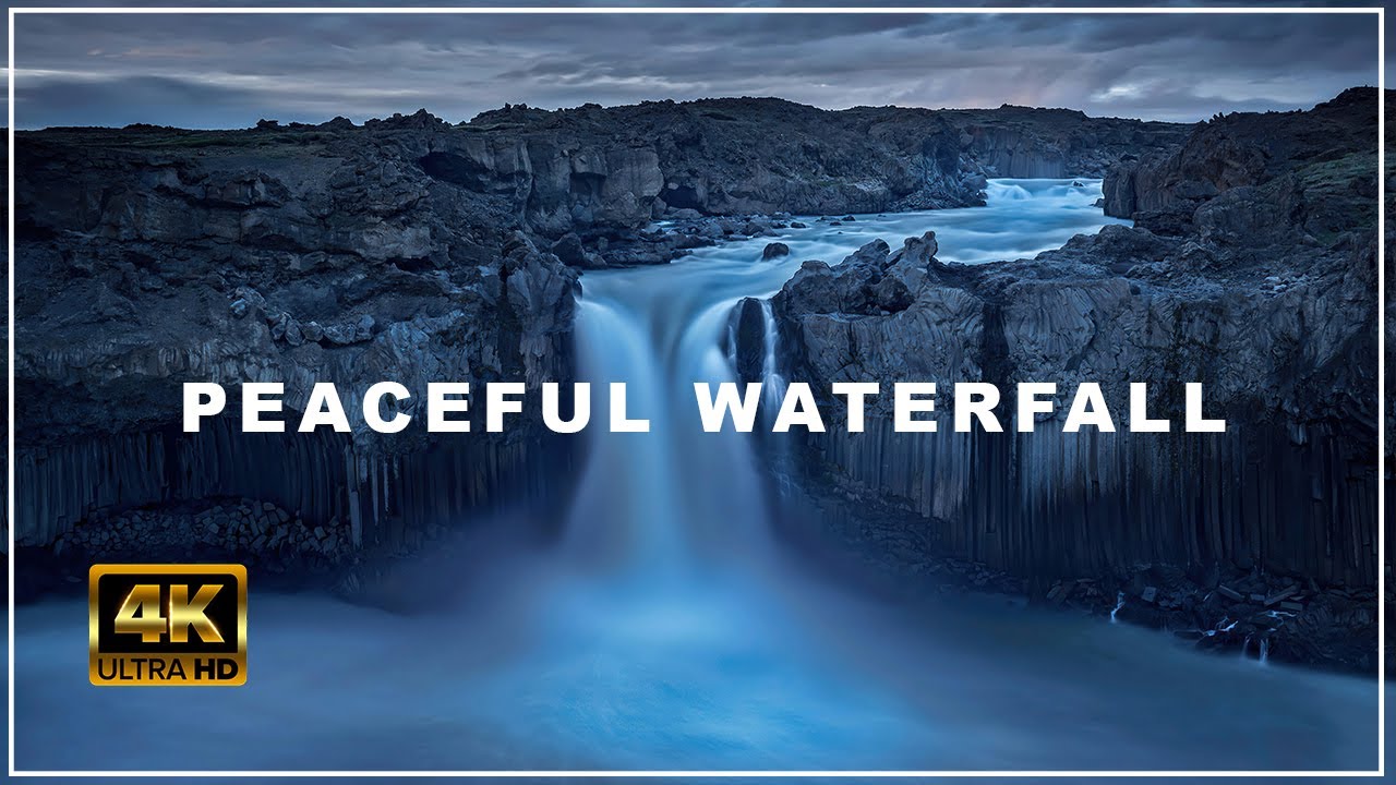 Peaceful WATERFALL Relaxing video to fall for asleep | 4 Hours Of Creek ...