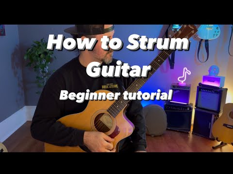 How to Strum Guitar | Beginner Guitar Tutorial | Folsom Music Lessons ...