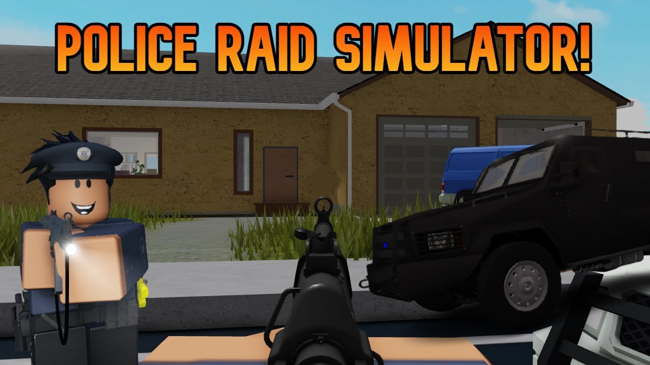 I played POLICE RAID SIMULATOR - YouTube