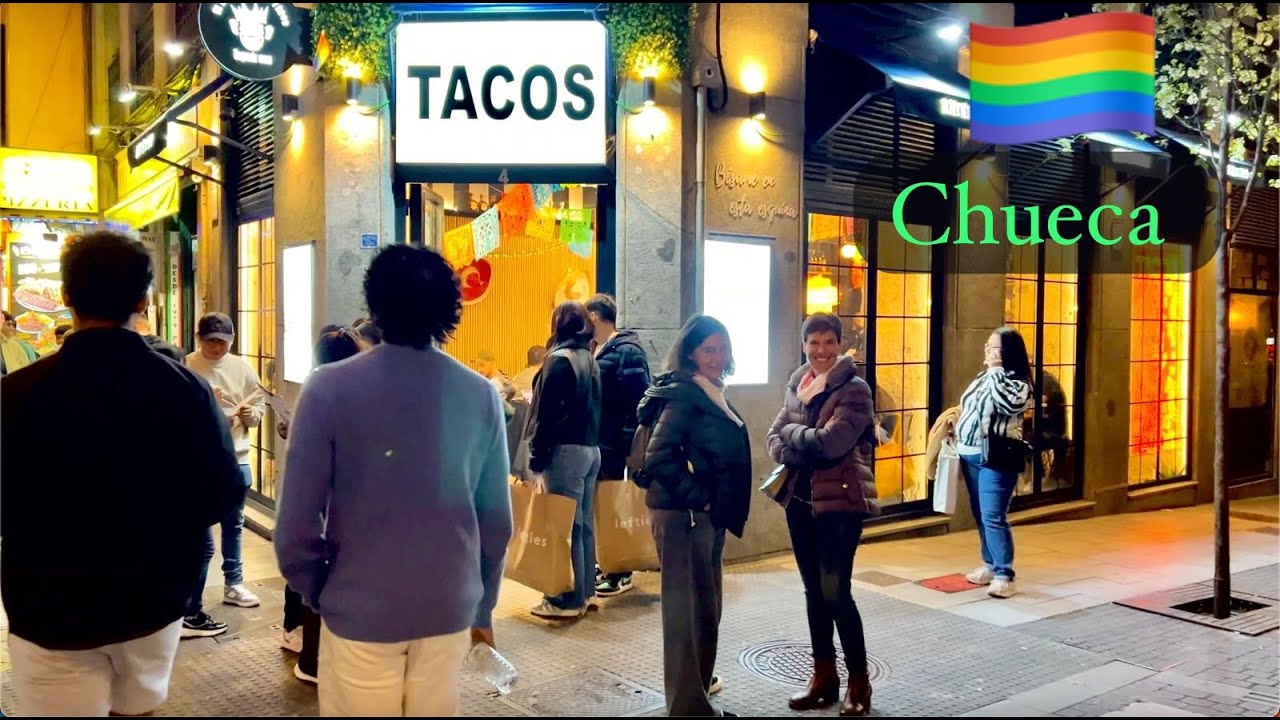 🇪🇸[4K] Recorrido por el barrio LGTBI de Madrid🏳️‍🌈Chueca - Madrid ...