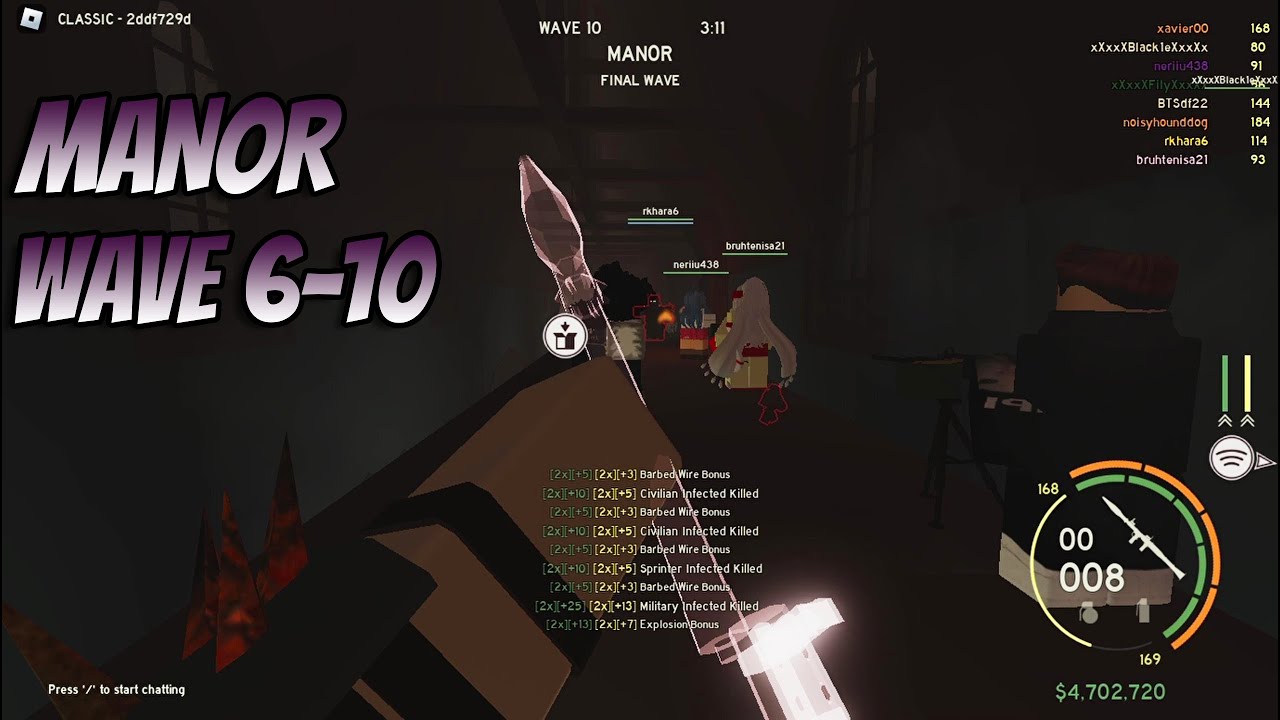 Manor Classic Mode Gameplay In | Roblox Those Who Remain - YouTube