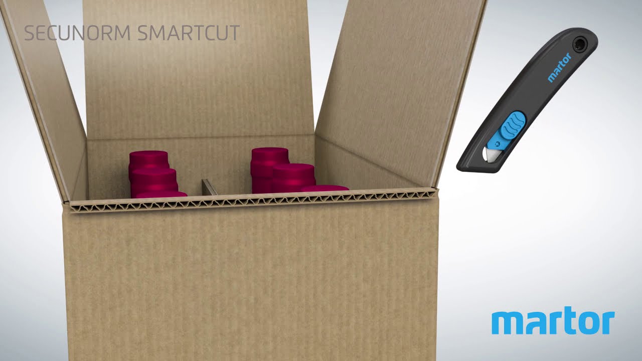 Safety knife MARTOR SECUNORM SMARTCUT product video - YouTube