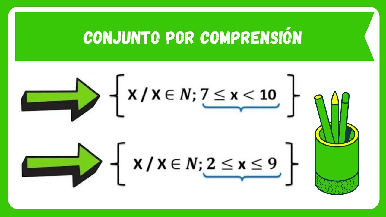 CONJUNTOS por COMPRENCIÓN para niños 💻[ EJERCICIOS RESUELTOS ] - YouTube