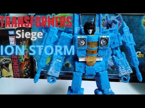 Transformers WFC trilogy | Siege : Rainmaker ION STORM transformation ...