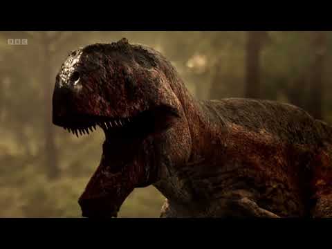 Walking with Dinosaurs 2025 - Carcharodontosaurus Hunts prey clip