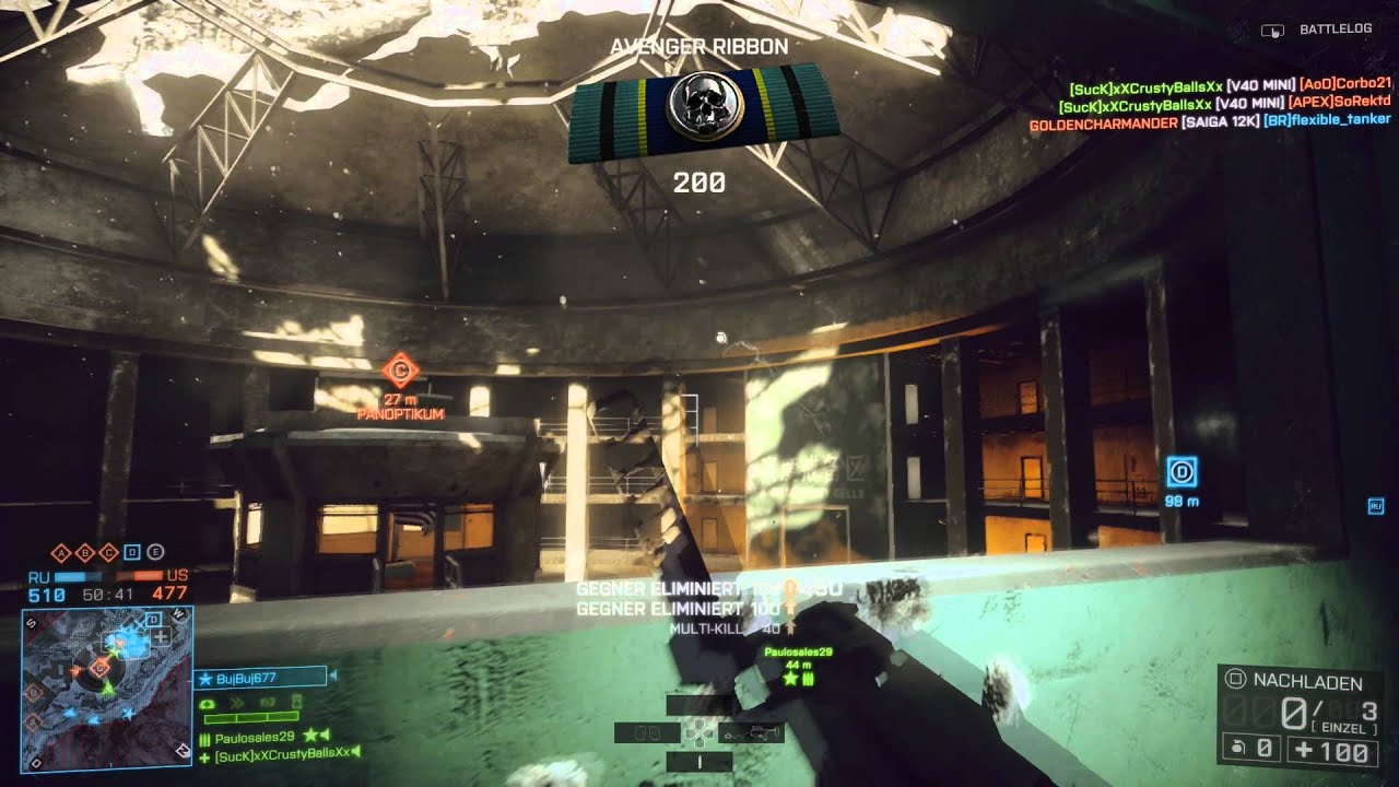 Battlefield 4 - Epic moment on Operation Locker (Playstation 4 ) - YouTube