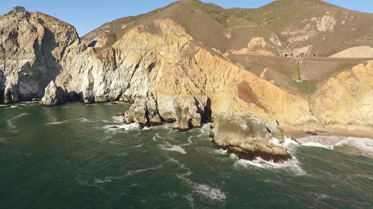 Devils Slide Bunker, Beach, and Cliffs - YouTube