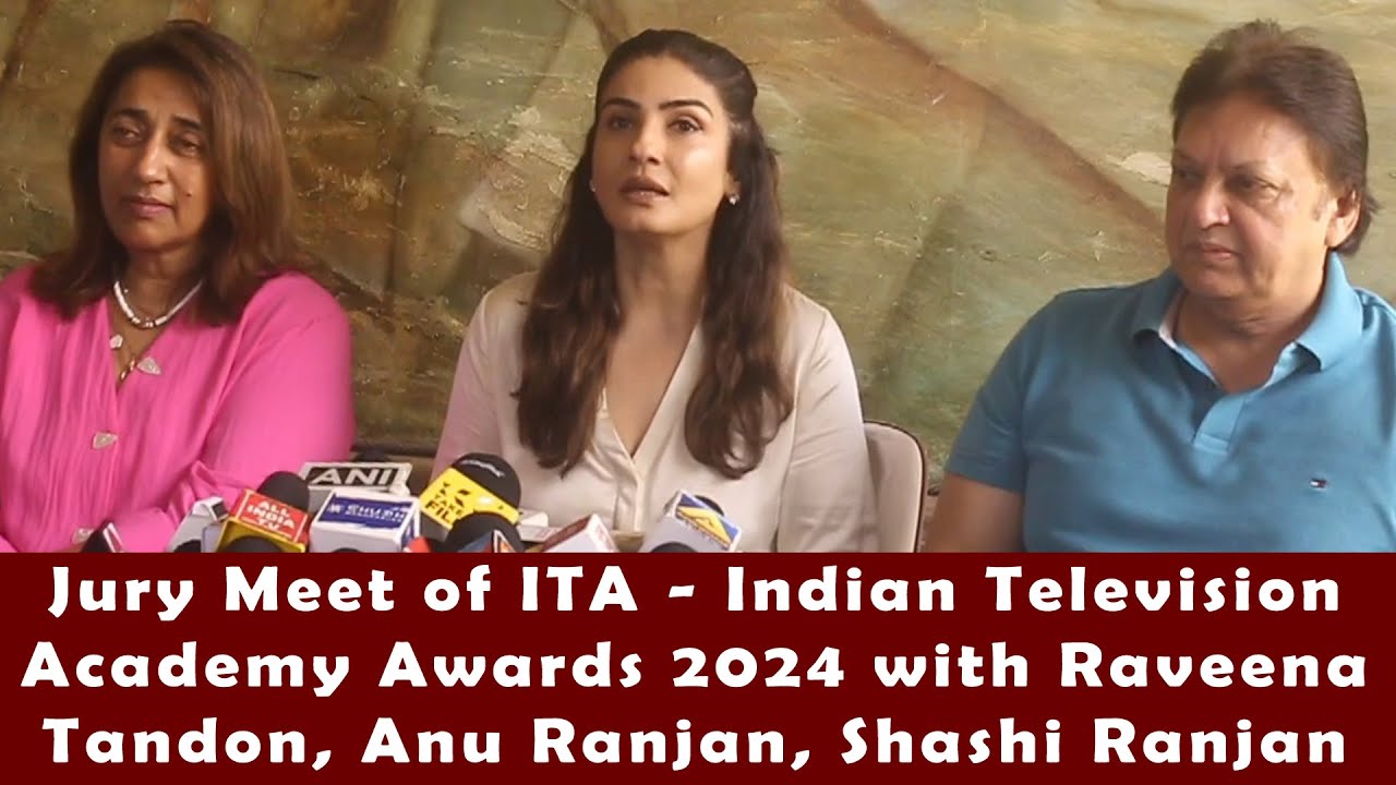 Jury Meet of ITA Indian Television Academy Awards 2024 with Raveena ...