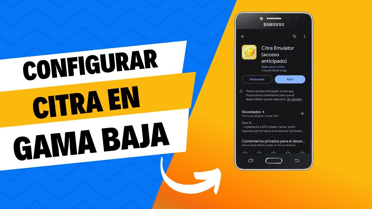 Te Enseño A Configurar Citra Para Android Gama Baja En Menos De Un ...