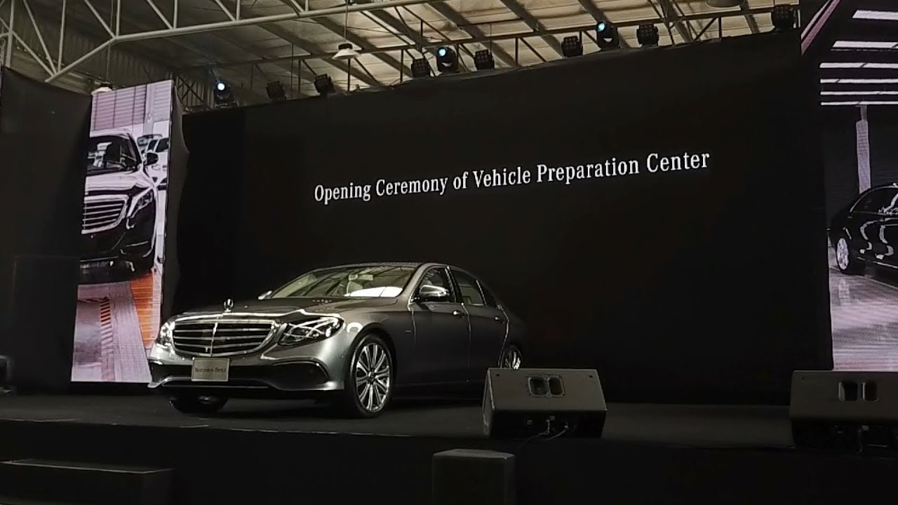 Opening Ceremony of Vehicle Preparation Center Mercedes-Benz - YouTube