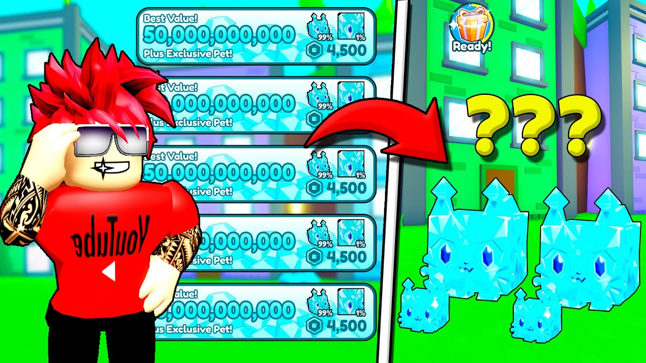 ПОЛУЧИЛ САМОГО ЖЕСТКОГО ПЕТА HUGE DIAMOND CAT В PET SIMULATOR X ROBLOX ...