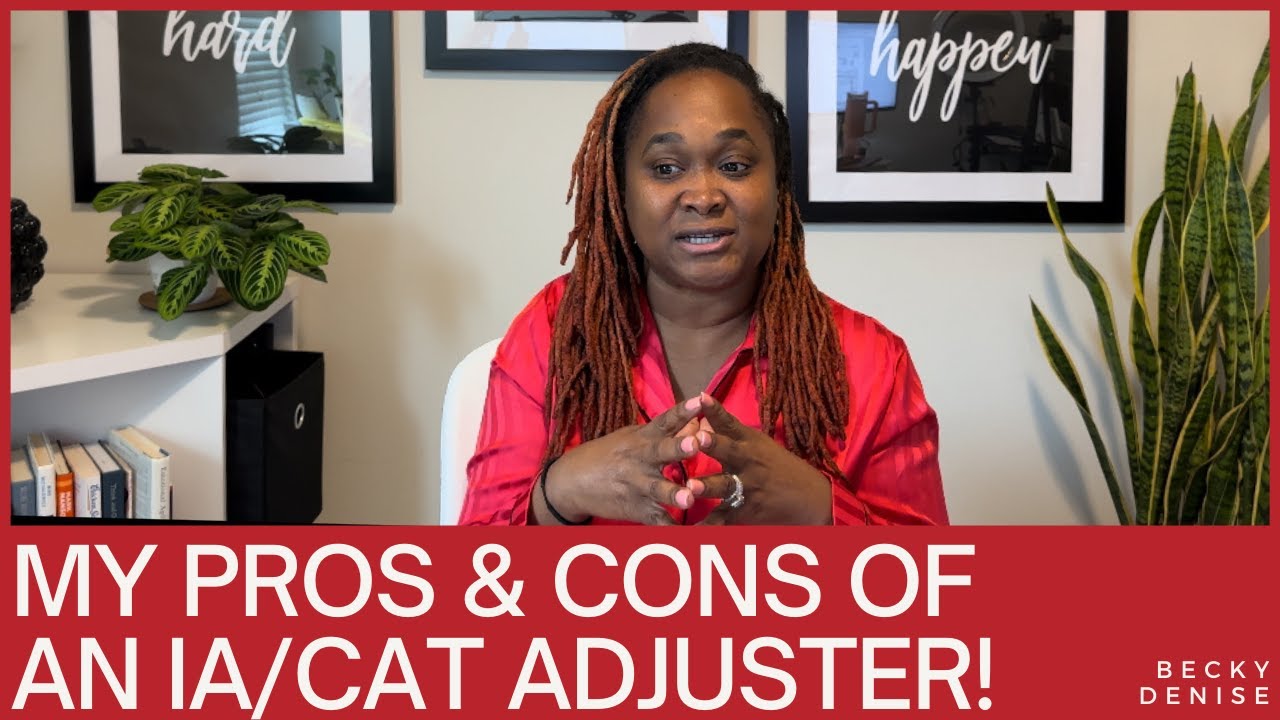 My Pros & Cons of being an Independent Cat Adjuster ! - YouTube