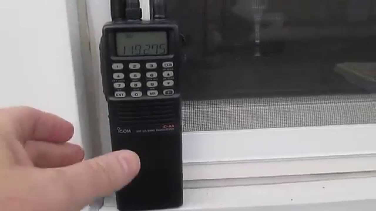 ICOM IC-A3 Airband Portable - YouTube