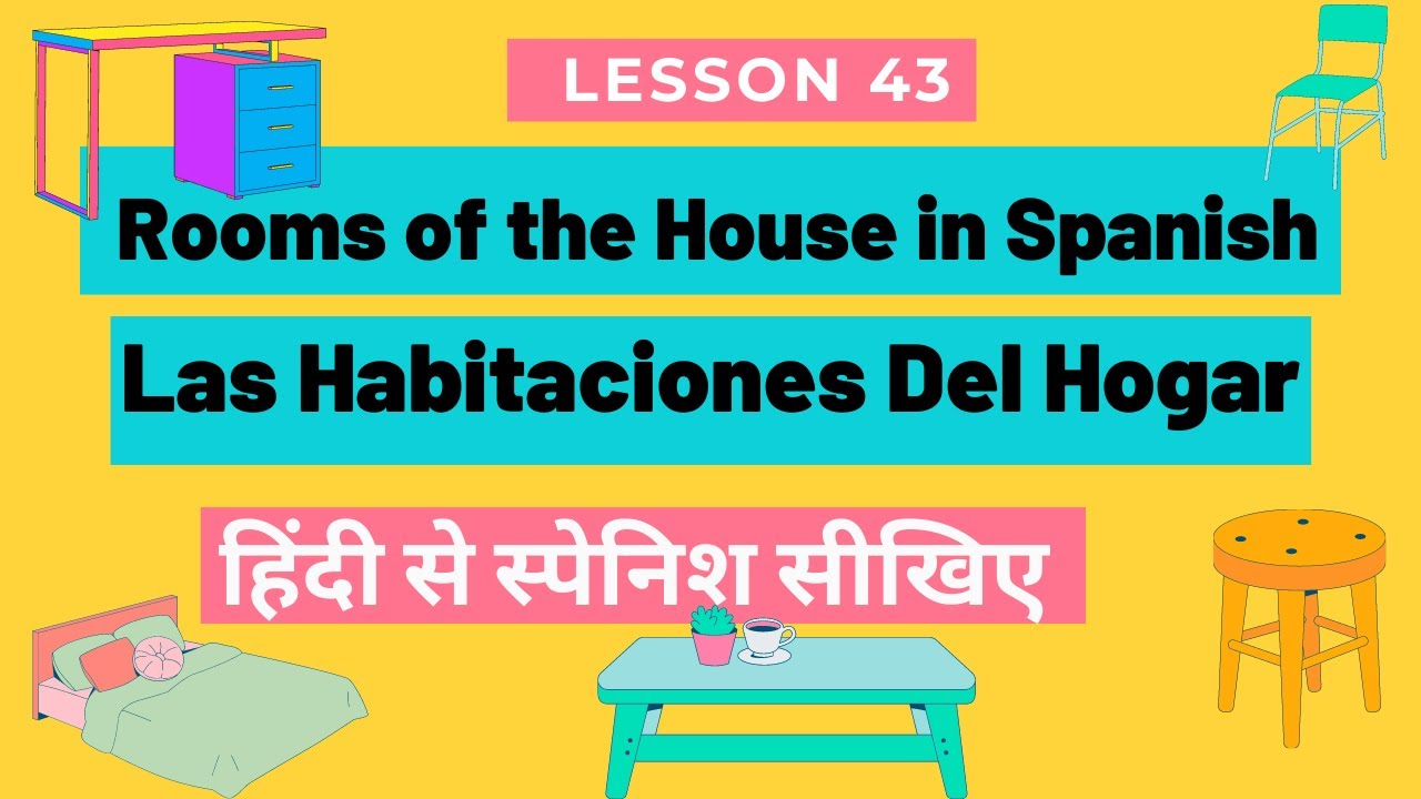 Rooms of the House in Spanish | Las Habitaciones Del Hogar | SPANISH ...