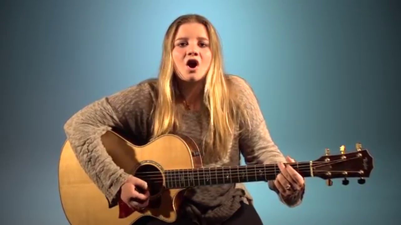 His Daughter Acoustic Guitar - Molly Kate Kestner (Allie Cover) - YouTube