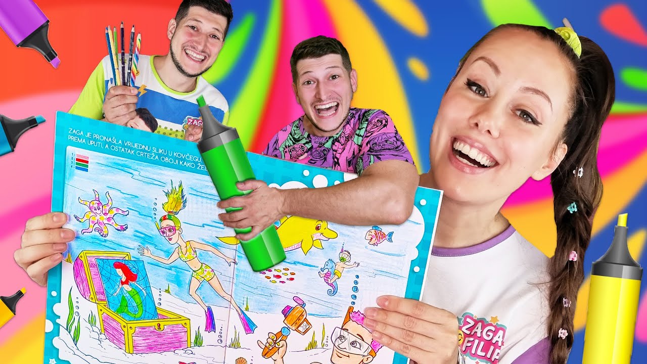 5 MARKER CHALLENGE - YouTube