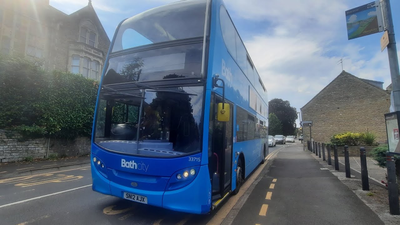 First West of England ADL Enviro400 33715 SN12AJX Route D2x Frome to ...