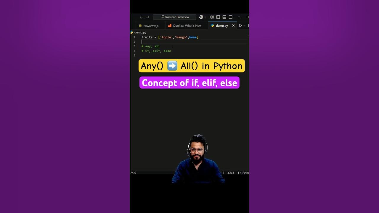 Stop writing long If-Else! use these Python list functions Instead! #programming #python #coding ...