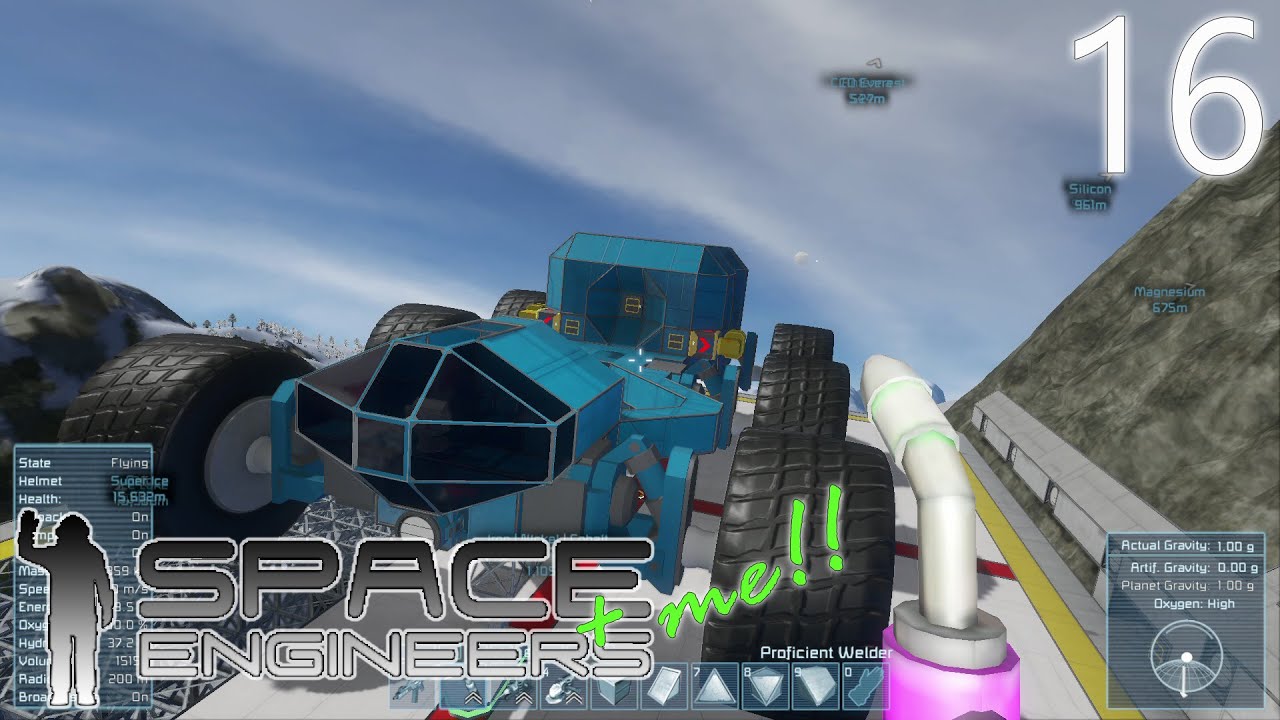 Blue Behemoth pt. 2 | Space Engineers + Me! #16 - YouTube