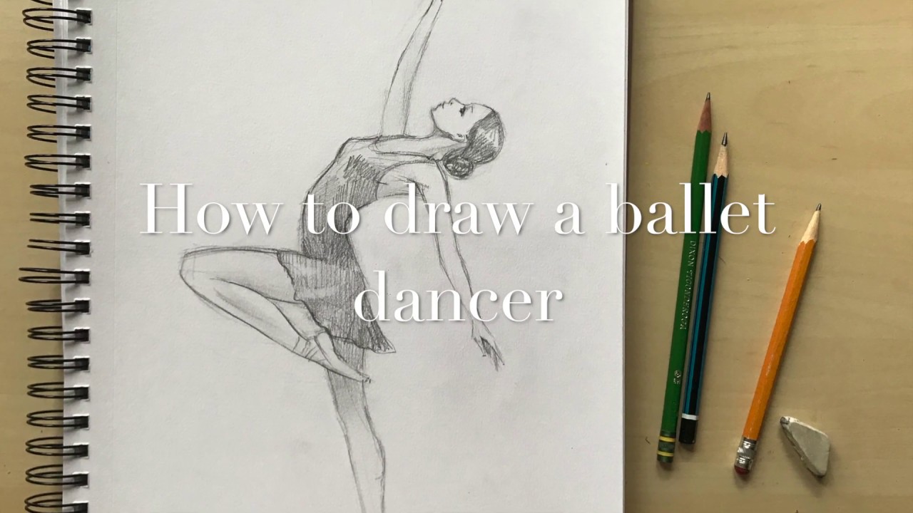How to draw a ballet dancer.Drawing together with Natalka Barvinok ...