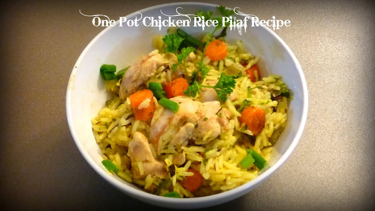 One Pot Chicken Rice Pilaf Recipe | By Victoria Paikin - YouTube