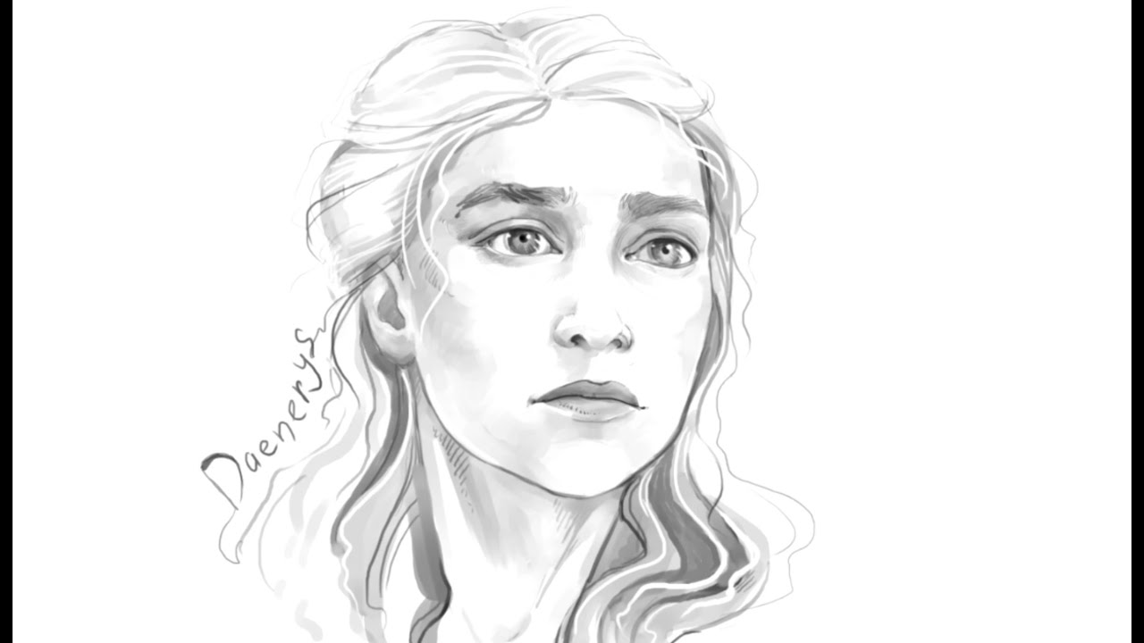 Daenerys Targaryen Drawing Tutorial