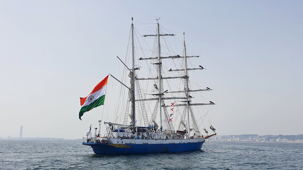Arrival of Indian Navy ship , INS Tarangini , to Algiers ( 7-9 June ...